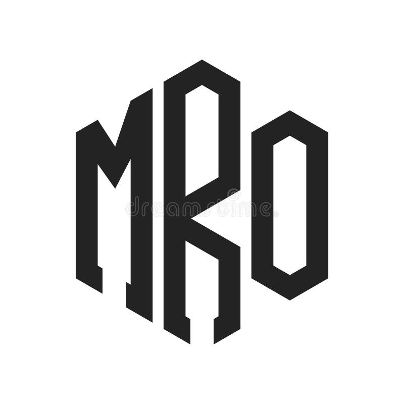 MRO Logo Design. Initial Letter MRO Monogram Logo Using Hexagon Shape ...