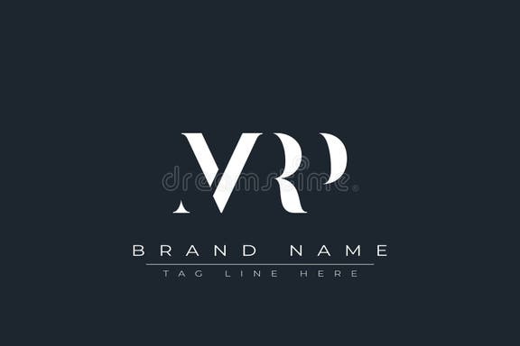 MRP Abstract Letter Logo Design Stock Vector - Illustration of emblem ...
