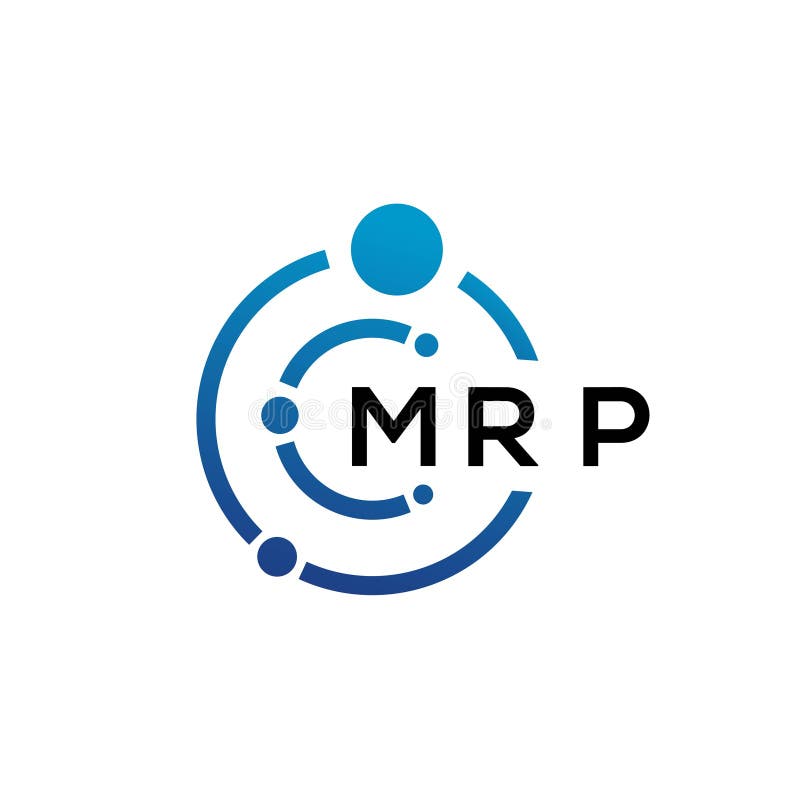 MRP Letter Technology Logo Design on White Background. MRP Creative ...