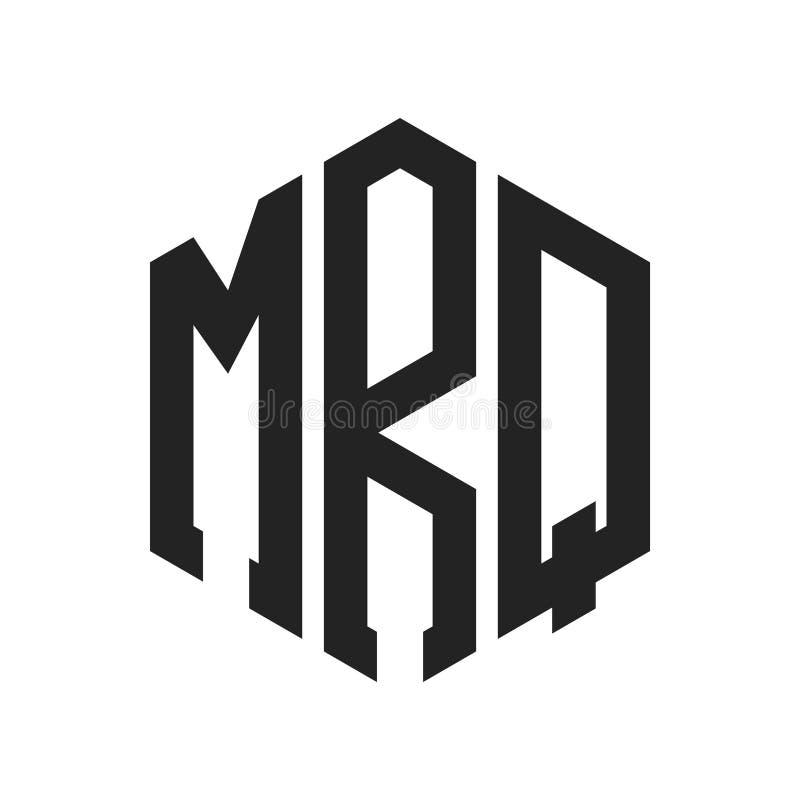 MRQ Logo Design. Initial Letter MRQ Monogram Logo Using Hexagon Shape ...