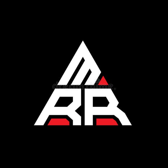 MRR Triangle Letter Logo Design with Triangle Shape. MRR Triangle Logo ...