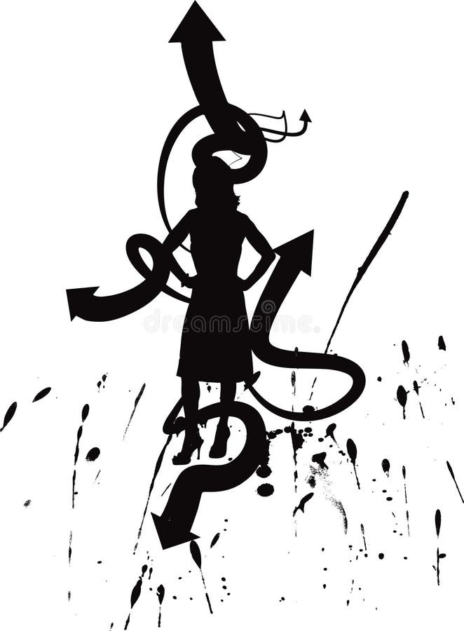 Mrs. arrow 1 stock vector. Illustration of digital, arrow - 7201764