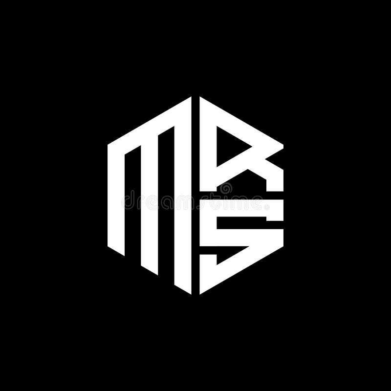 MRS Logo MRS Icon MRS Monogram MRS Letter Minimalist Circle Flat Unique ...