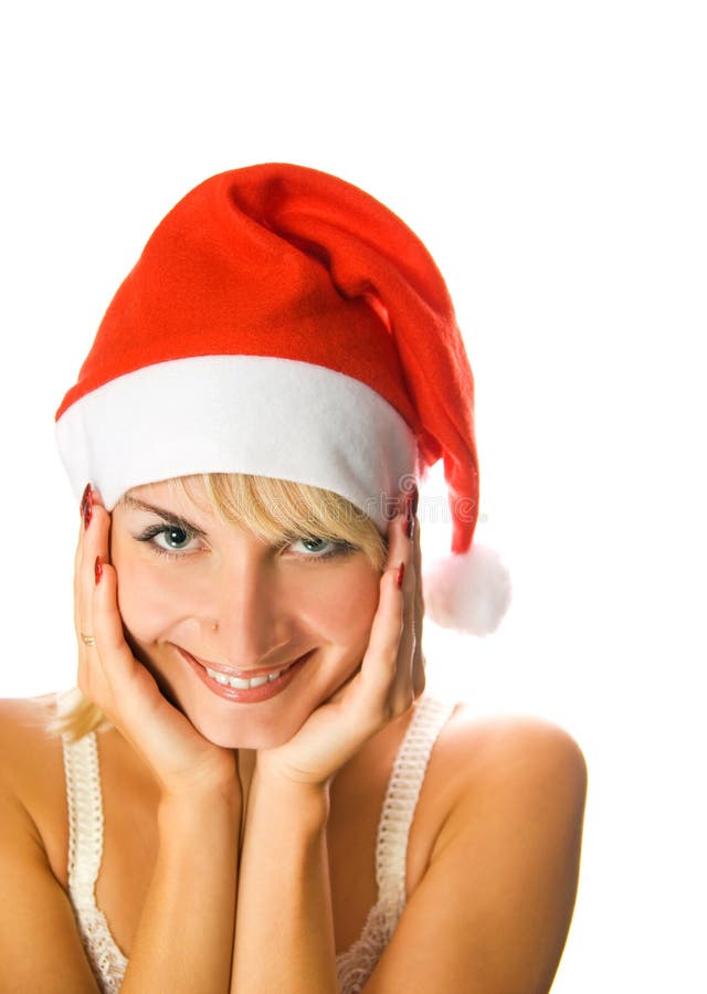 Beautiful mrs. Santa stock image. Image of santa, present - 6737135