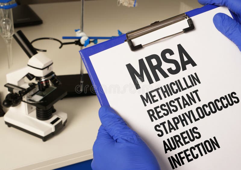 MRSA Methicillin-resistant Staphylococcus Aureus Infection is Shown ...