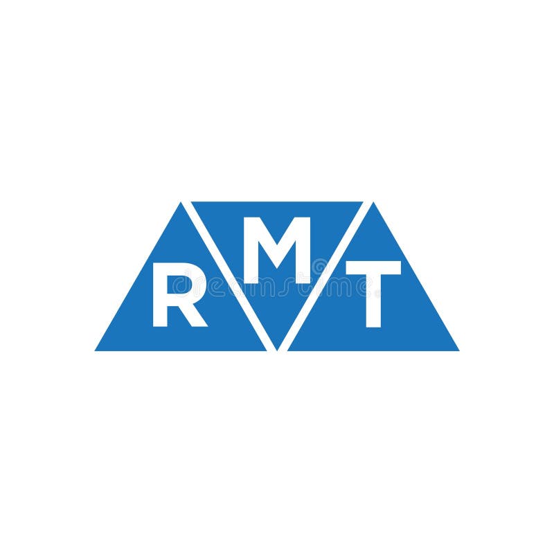 MRT Abstract Initial Logo Design on White Background. MRT Creative ...