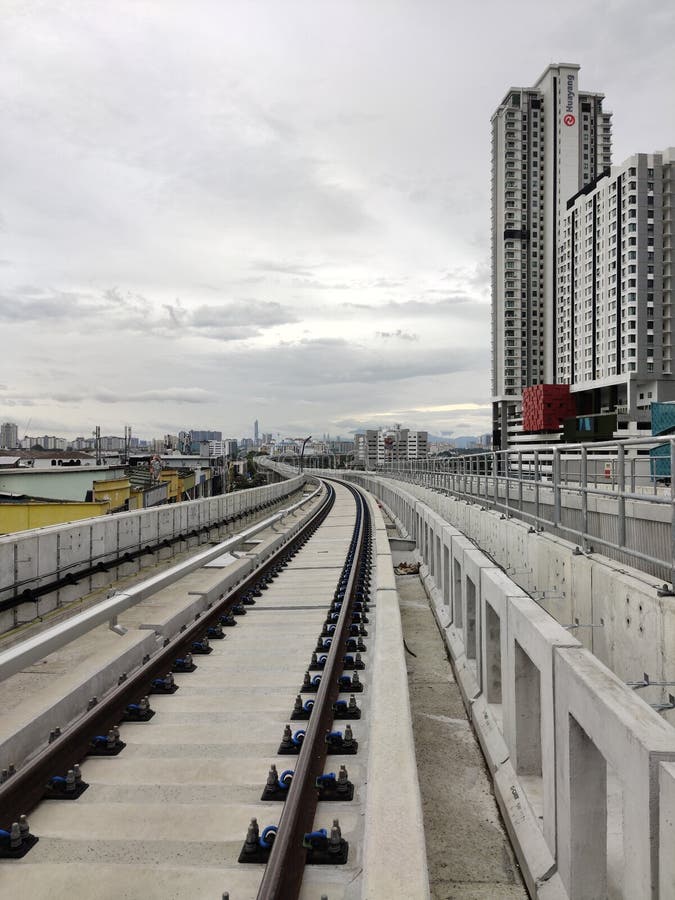 Mrt Malaysia Railway Track on Day Light Editorial Stock Photo - Image ...