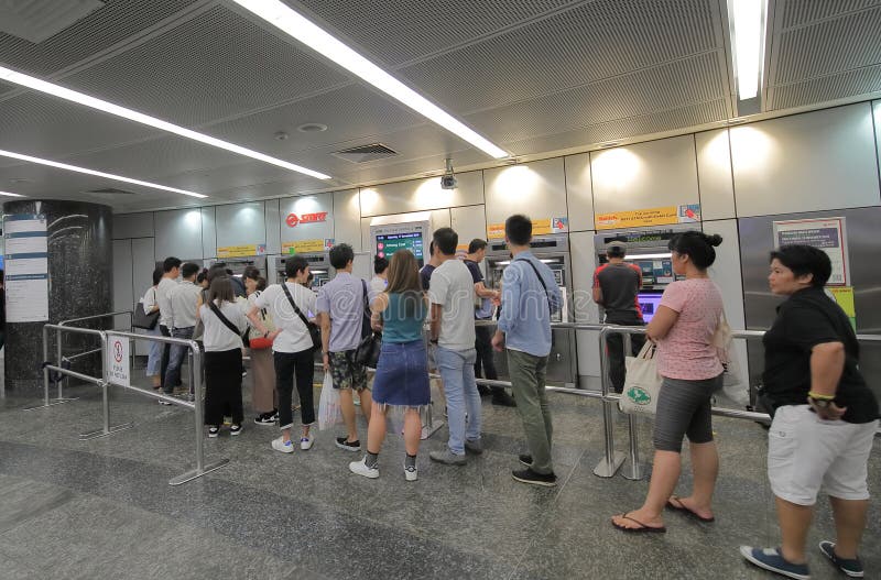 MRT Singapore train system editorial image. Image of trip - 132925670
