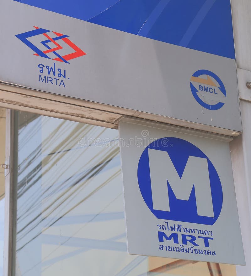 MRT Subway Bangkok Thailand Editorial Photo - Image of transportation ...