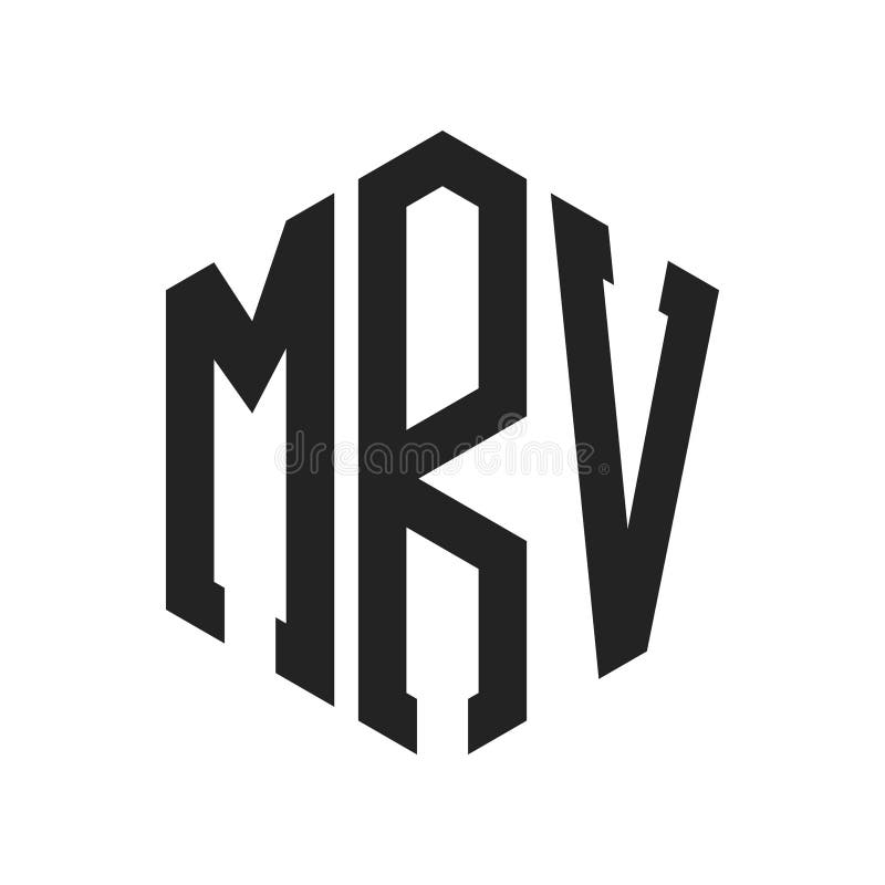 MRV Logo Design. Initial Letter MRV Monogram Logo Using Hexagon Shape ...