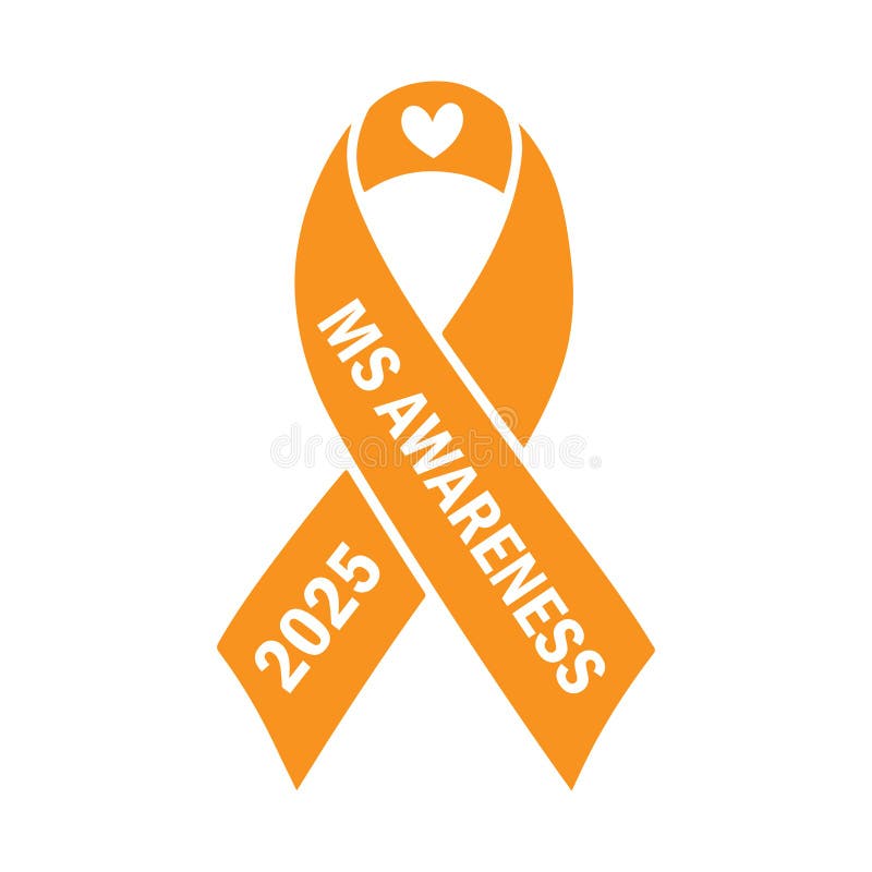 MS Awareness 2025 Multiple Sclerosis Awareness Illustration Stock ...