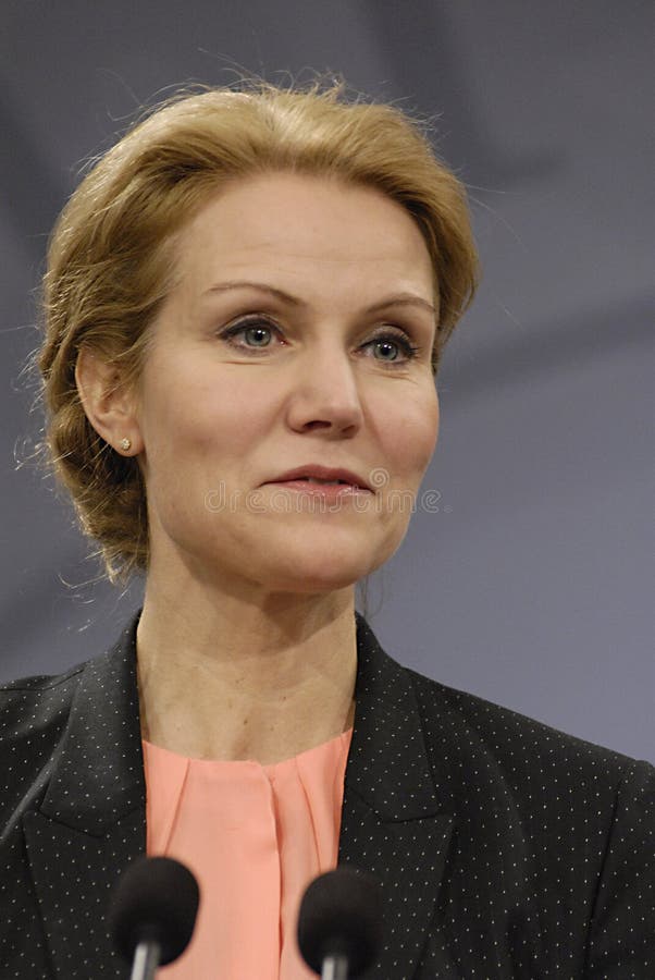 Ms.Helle Thorning Schmidt Danish PM Editorial Image - Image of ...