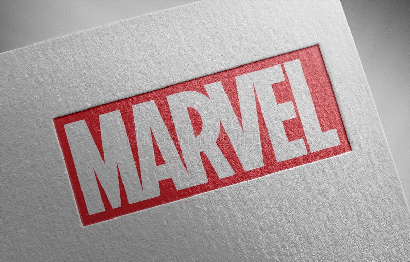 Marvel_1 on paper texture editorial photo. Image of counterpart - 205580226