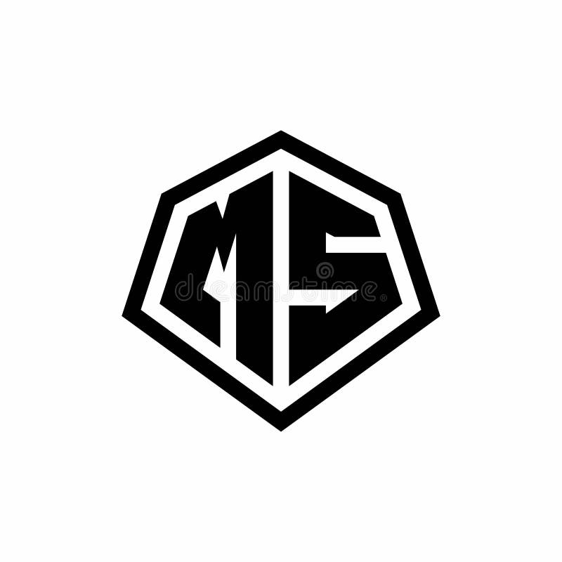 M,S Vector Logo Design. MS Monogram . Vector Stock Vector ...