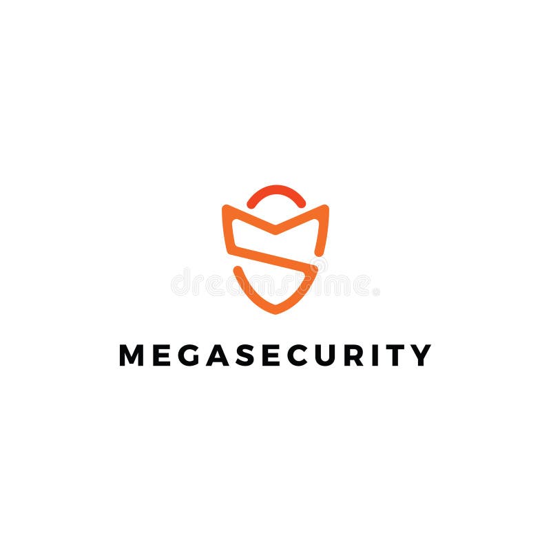 MS Security Guard Logo Icon Stock Illustration - Illustration of design ...