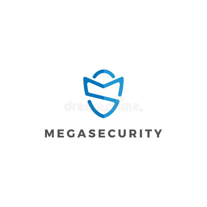 MS Security Guard Logo Icon Stock Illustration - Illustration of secure ...