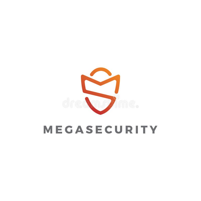 MS Security Guard Logo Icon Stock Illustration - Illustration of ...