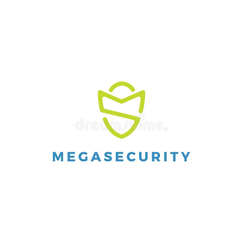 MS Security Guard Logo Icon Stock Illustration - Illustration of shape ...