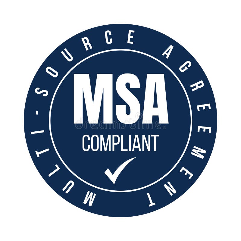 MSA Multi-source Agreement Symbol Stock Illustration - Illustration of ...