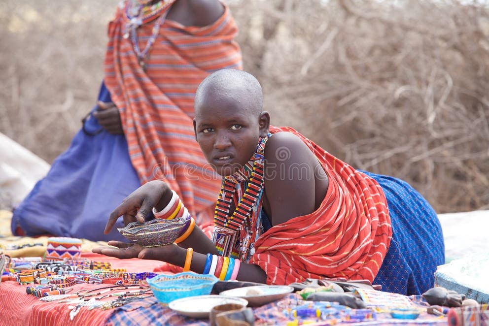 Msai woman editorial photo. Image of kenya, wildlife - 22666321