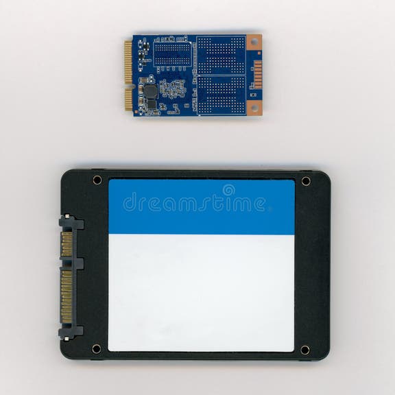 MSata and Sata SSD stock photo. Image of pcie, drive - 210631682