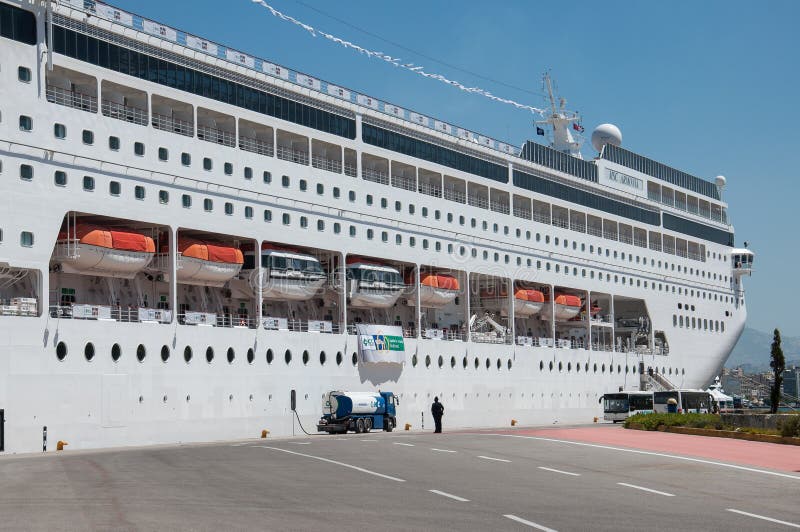 MSC Armonia Cruise Ship in Piraeus Editorial Photography - Image of ...