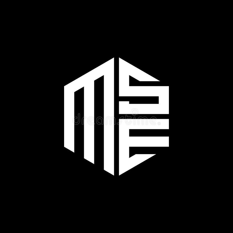 .MSE Logo MSE Icon MSE Monogram MSE Letter Minimalist Circle Flat ...