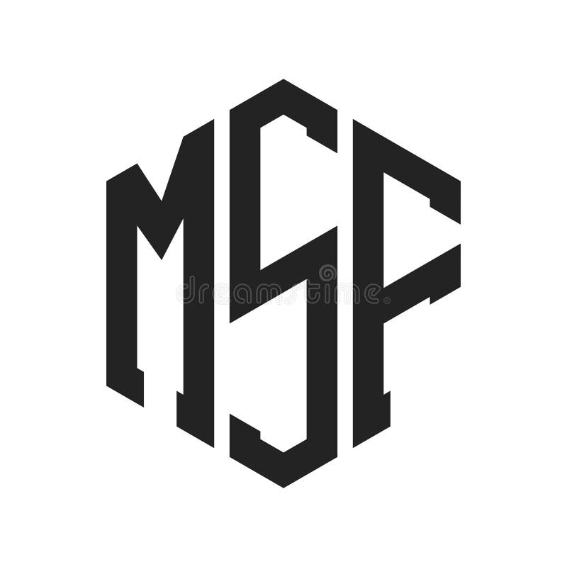 MSF Logo Design. Initial Letter MSF Monogram Logo Using Hexagon Shape ...