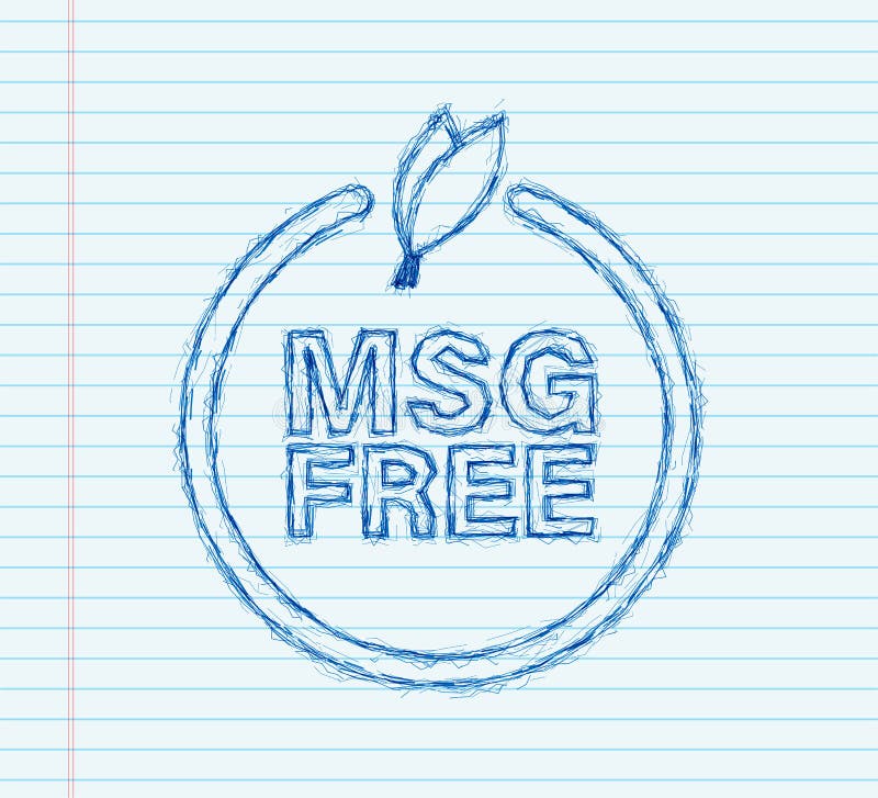 Msg Free Label. Vector Neon Logo Stock Vector - Illustration of ...