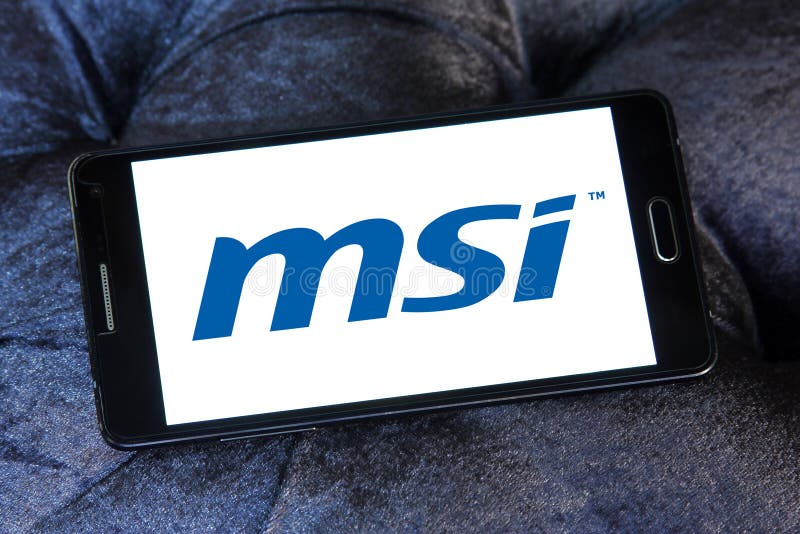 Msi logo editorial photography. Image of mobile, sign - 76975067