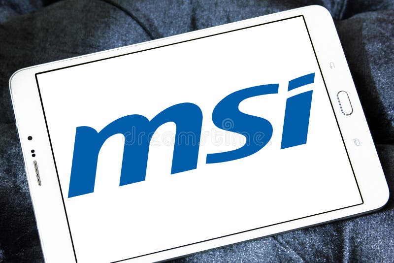 Msi logo editorial stock image. Image of computer, iphone - 95532734
