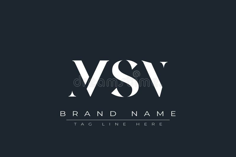 MSN Abstract Letter Logo Design Stock Vector - Illustration of symbol ...