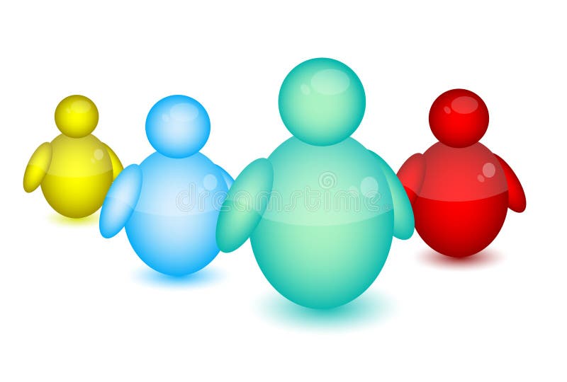 Msn people icon stock vector. Illustration of messaging - 8682623
