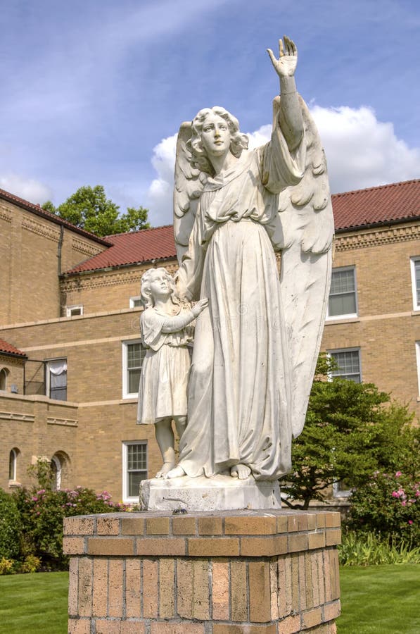 Mt. Angel Abbey and Grounds Oregon Stock Photo - Image of religion ...