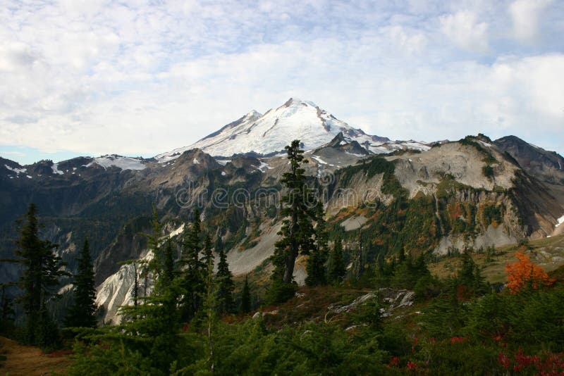 Mt Baker stock image. Image of autumn, nature, volcano - 22106631