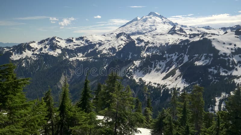 Mt Baker from Artist Point in Washington State Stock Image - Image of ...