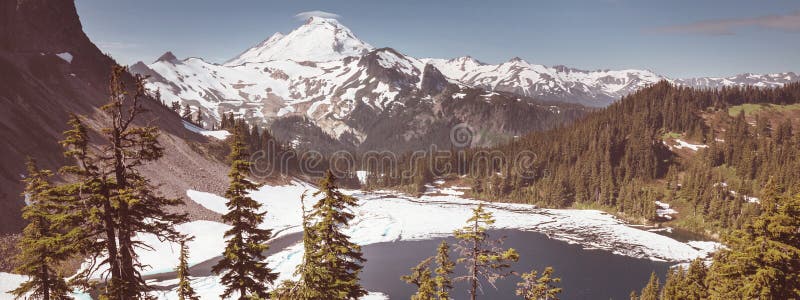 Mt Baker stock photo. Image of peak, serenity, baker - 187134984