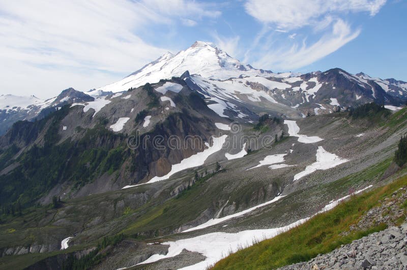 Mt. Baker in Washington stock image. Image of mount, cascades - 27968761