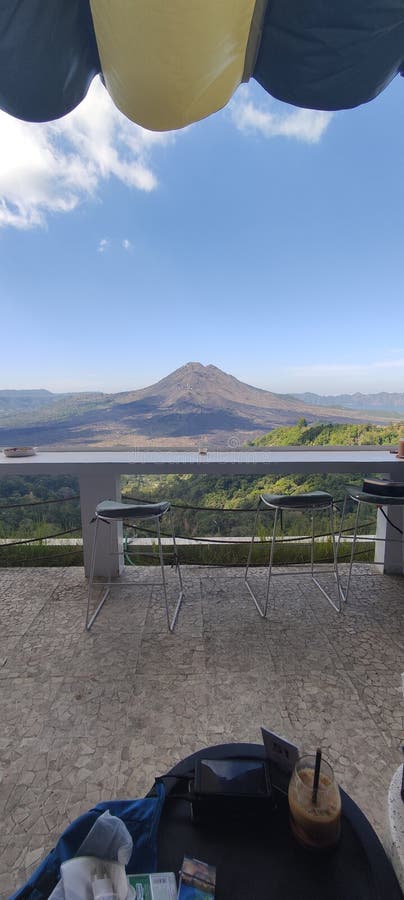 Mt Batur Bali Mountain View Nature Stock Photo - Image of view, bali ...