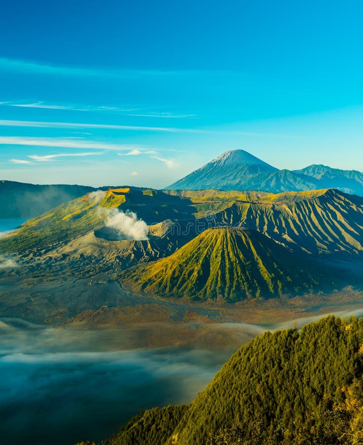 Mt.Bromo East Java Indonesia Stock Image - Image of island, mystic ...