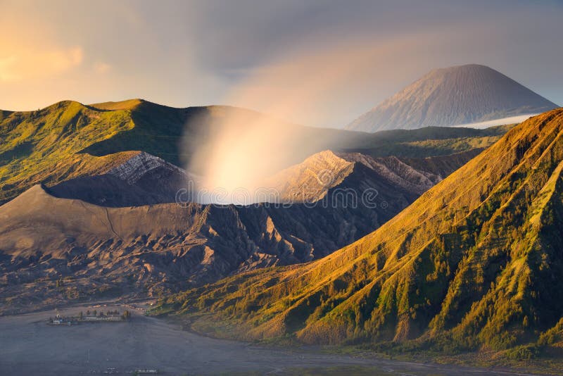 Mt.Bromo and Semeru,Java,Indonesia Stock Photo - Image of landscape ...