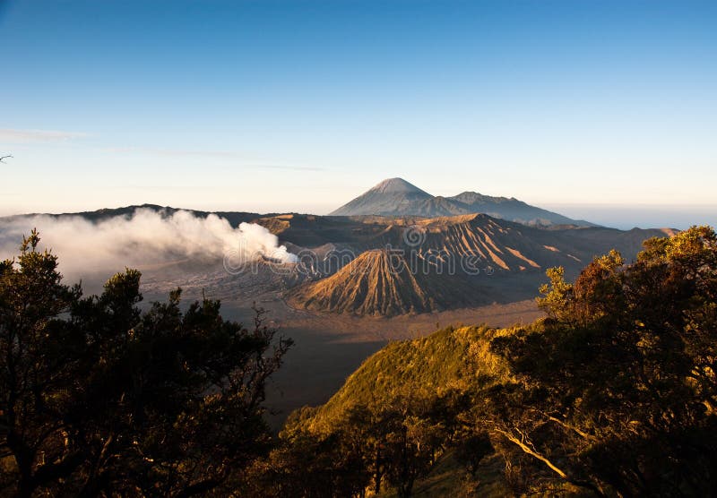 Mt Bromo Sunrise stock image. Image of morning, earth - 10610531