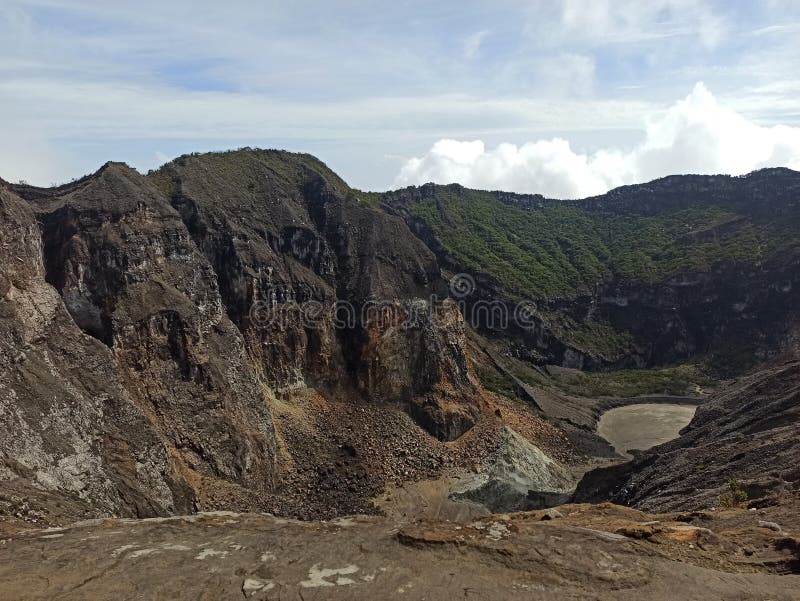 Mt Ciremai stock photo. Image of coast, rock, ridge - 206946700