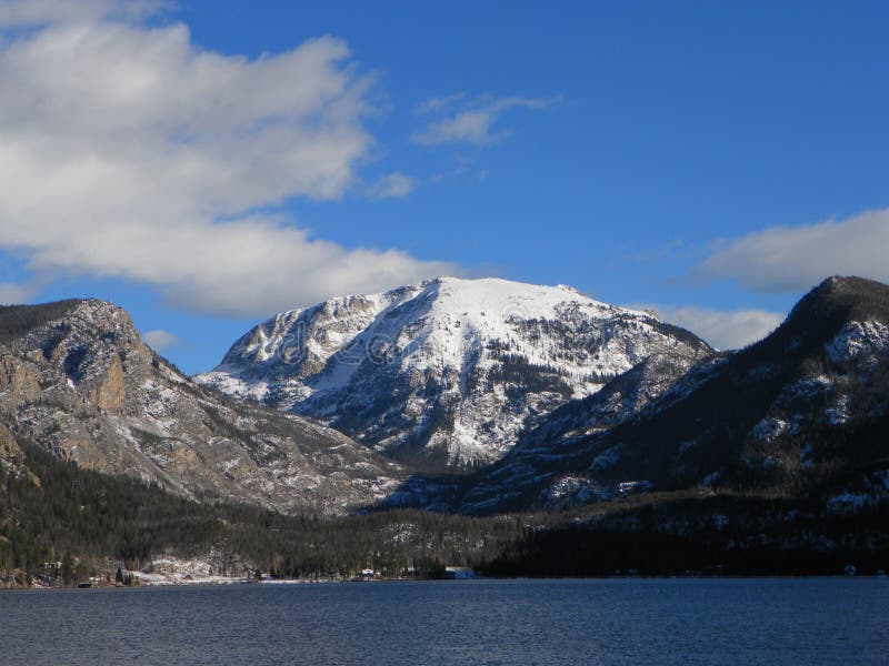 Craig Mountain, Grand Lake, Colorado Stock Photo - Image of blue ...