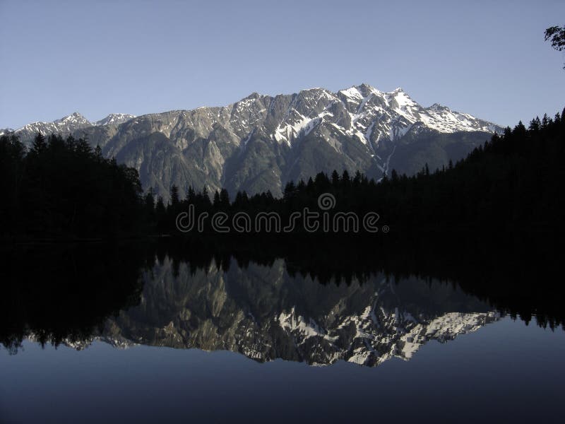 Mount Currie in the Coast Mountain Range Just Outside Pemberton Stock ...