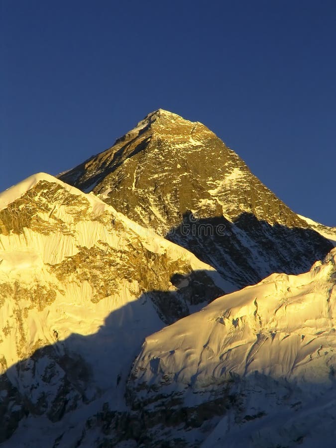 Mt Everest stock image. Image of mount, himalayan, target - 15055413