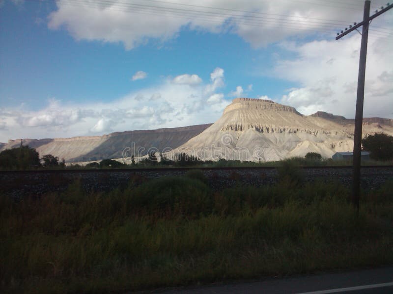 Mt garfield image stock. Image du assez, garfield, colorado - 71594245