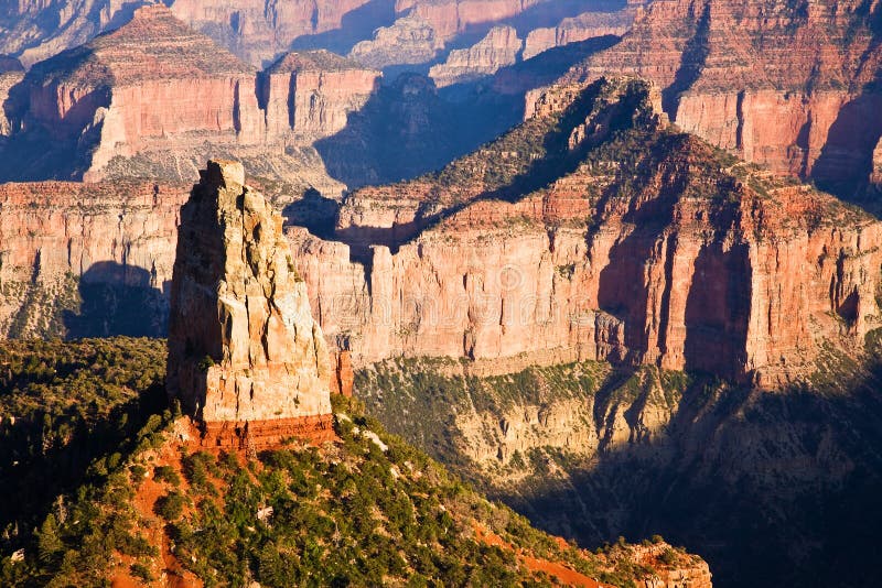 Mt. Hayden Grand Canyon Arizona Stock Image - Image of southwest ...