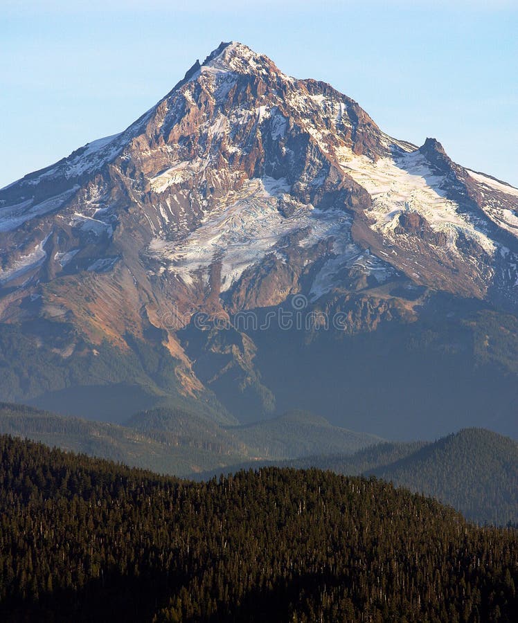 Mount Hood. stock photo. Image of portland, hood, climb - 139020