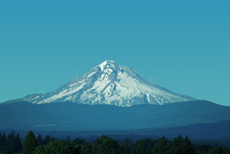 Mount Hood. stock photo. Image of portland, hood, climb - 139020